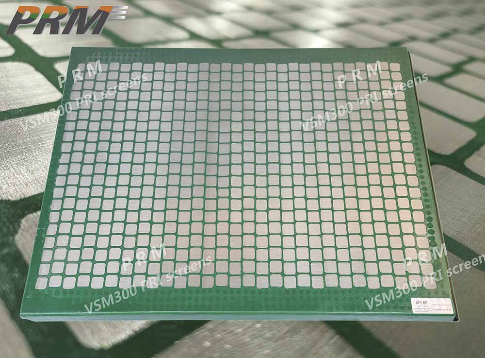 VSM300 primary screens