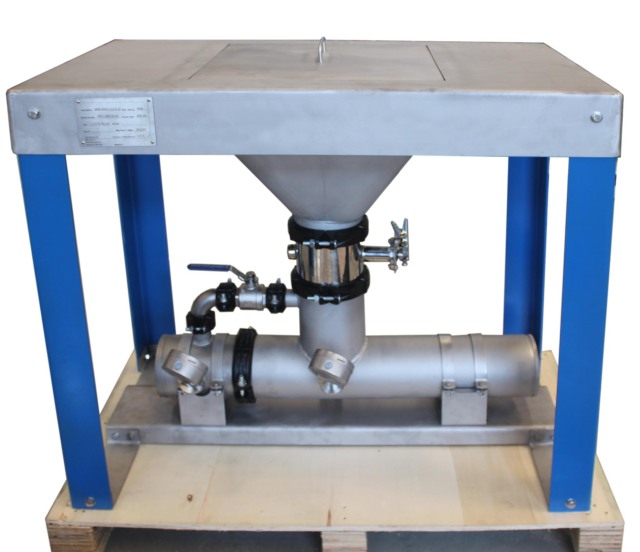 mud mixing hopper manual control