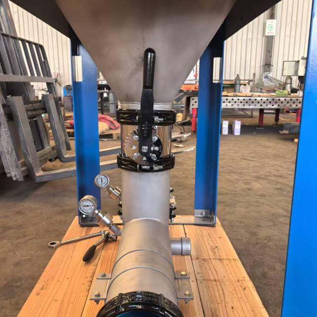 mud mixing hopper manual control