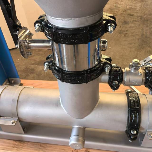 mud mixing hopper manual control