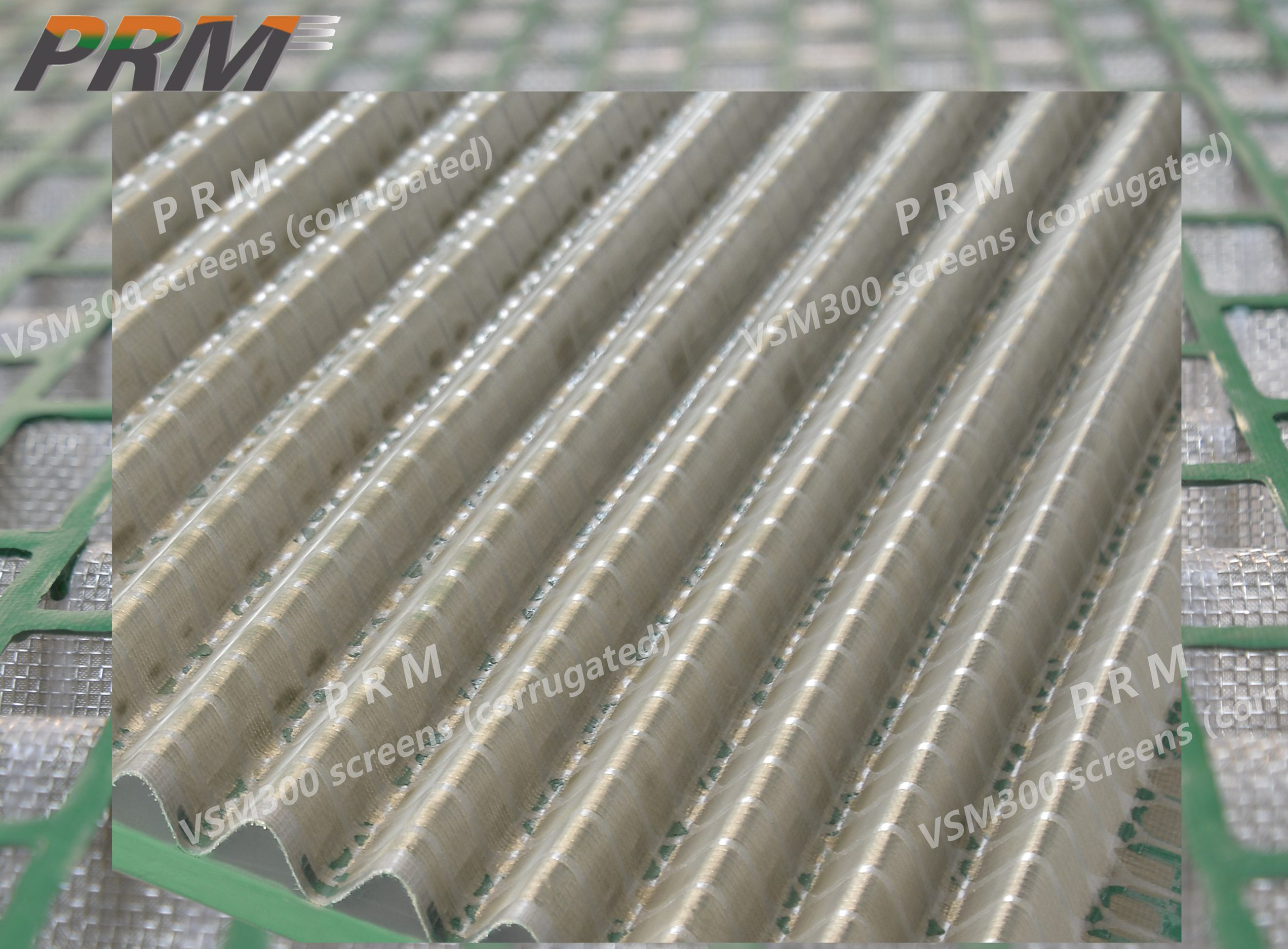 VSM300 Shaker Primary Deck Replacement Screens – Corrugated One-Piece ...