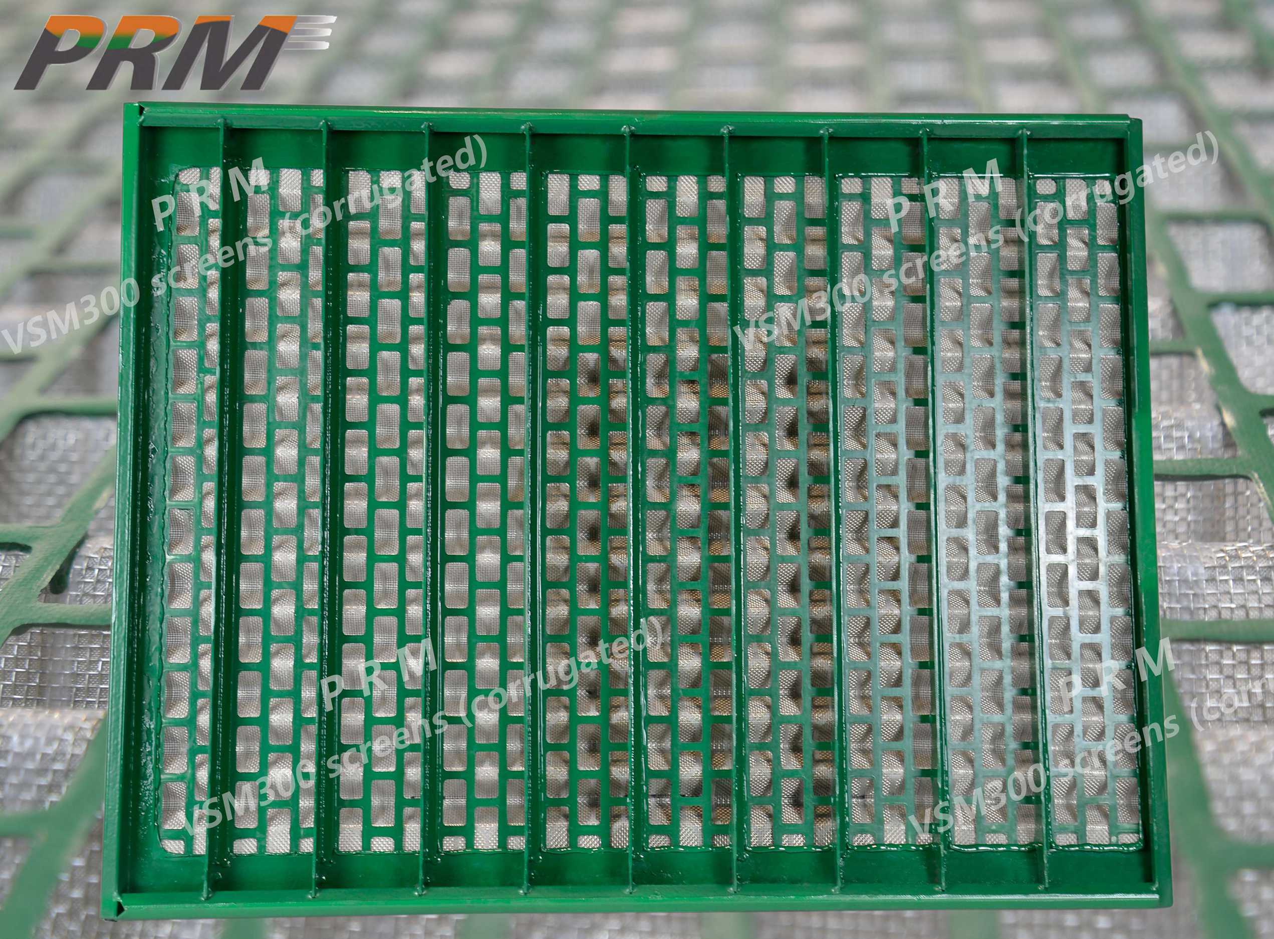 VSM300 Shaker Primary Deck Replacement Screens – Corrugated One-Piece ...