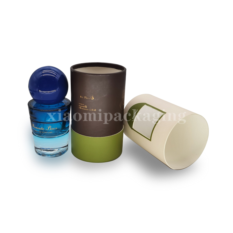 Environmentally Friendly Paper Tubes Packaging Box For Perfume Bottle Box