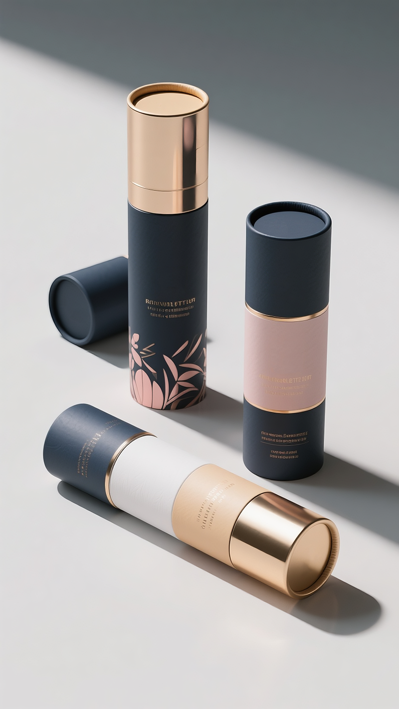 Environmentally friendly biodegradable tube for cosmetics