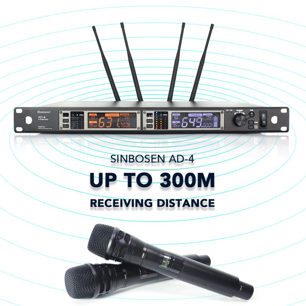 Sinbosen 300m Long distance 2 channel UHF wireless microphone,Pro ...