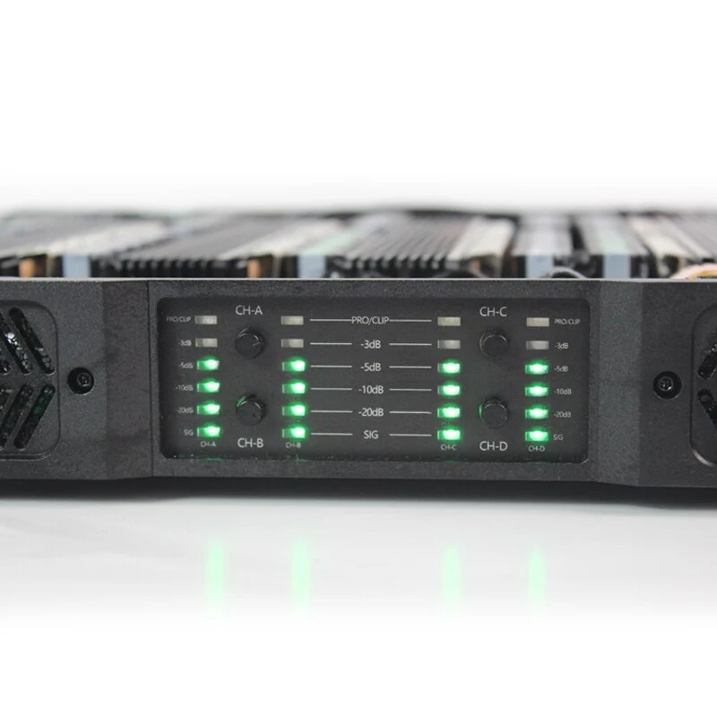 D4-2000 2 ohms 4 Channel 4760W Class D Digital Audio Power Amplifier,2 ...