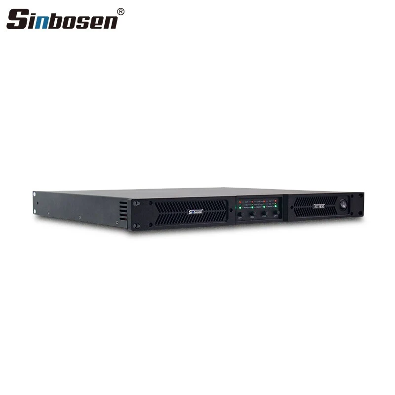 Sinbosen dj power amplifier Professional class d 4 channels 1400w 1u Digital K4-1400,4 Ohms Stable
