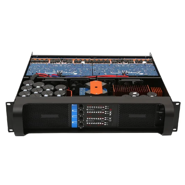 Amplifier Audio 10Q Black Capacitor 4 Channel Sound amplifier for speaker