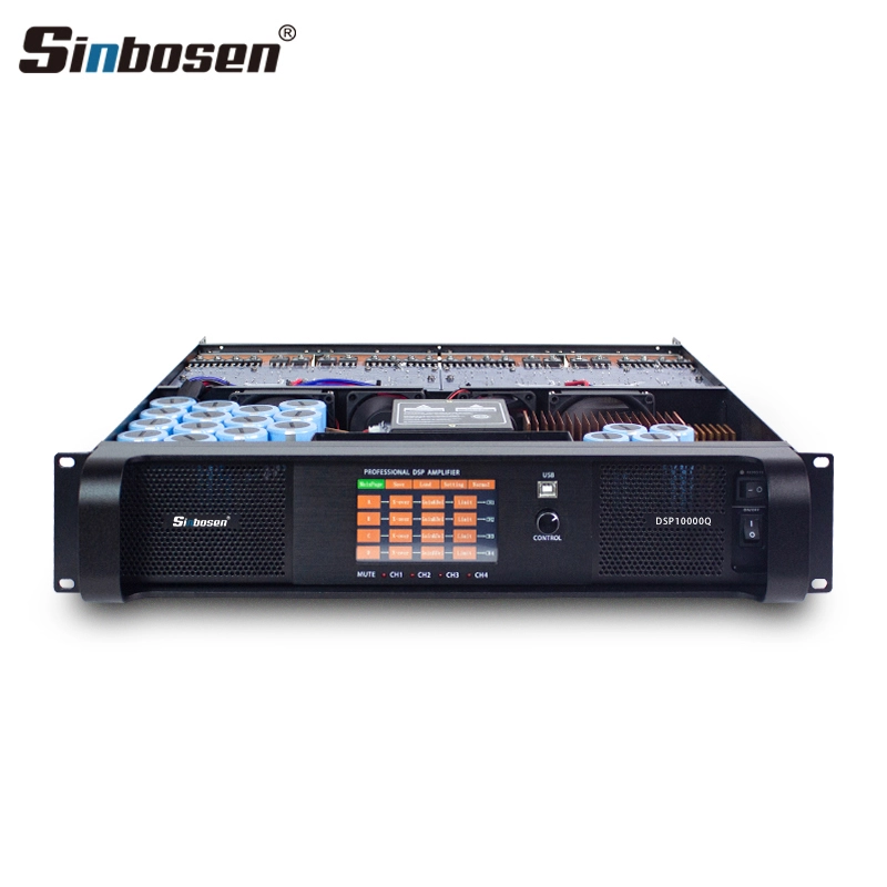 DSP10000Q Touch Screen DSP Professional Audio Power Amplifier Software ...