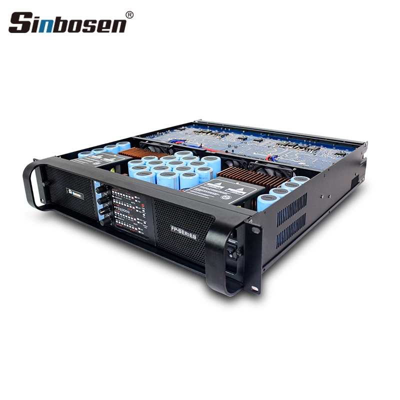 FP22000Q Power Amplifier 5000 Watt 4 Channel Karaoke Professional Audio,