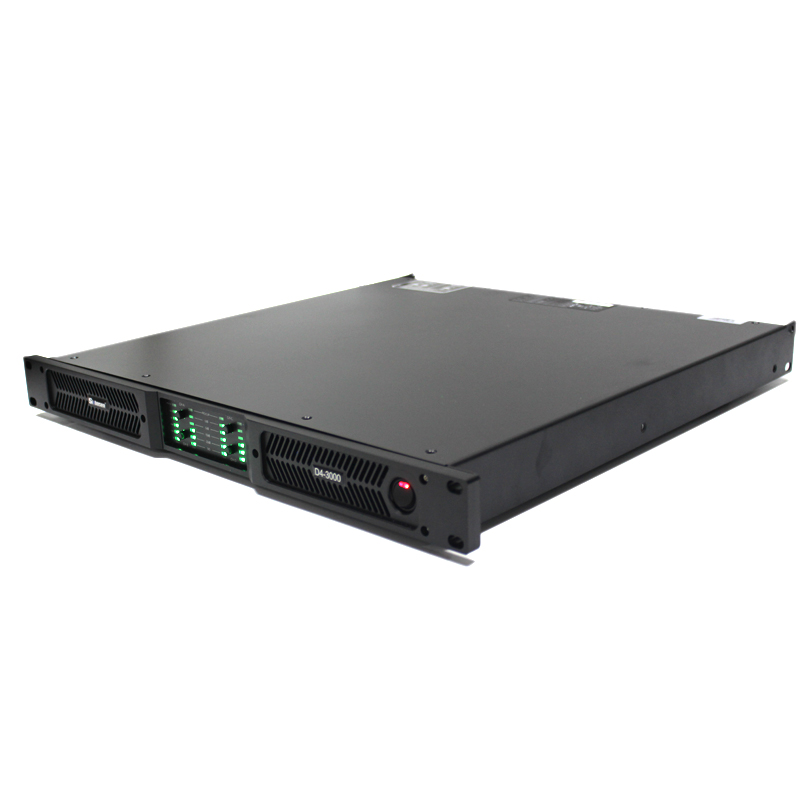 D4-3000 4 Channel 3000 Watts Work Under 2Ω Steadily Class D Digital ...