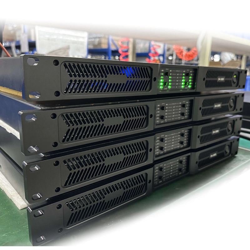 D4-3000 4 Channel 3000 Watts Work Under 2Ω Steadily Class D Digital Power Amplifier,2 Ohms Stable