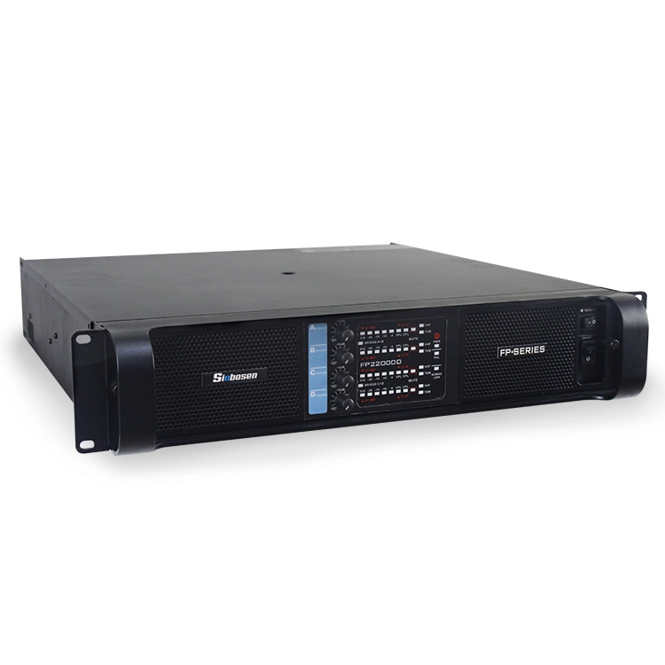 FP22000Q Power Amplifier 5000 Watt 4 Channel Karaoke Professional Audio,