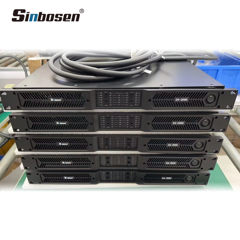 D4-2000 2 ohms 4 Channel 4760W Class D Digital Audio Power Amplifier,2 ...