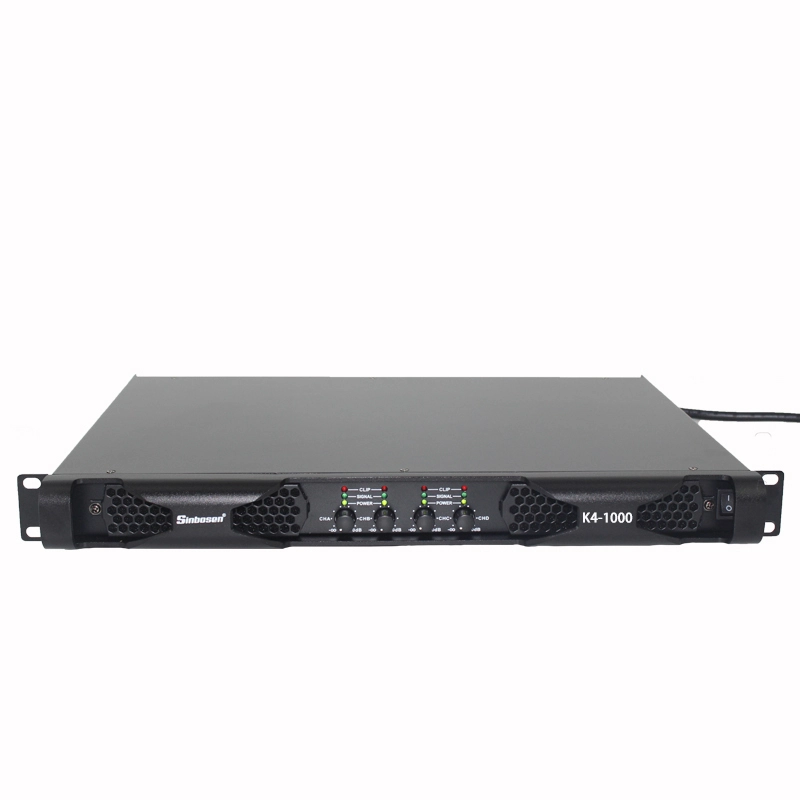 K4-1000 Class D 1000 Watts 4 Channels Professional Power Amplifier,K ...