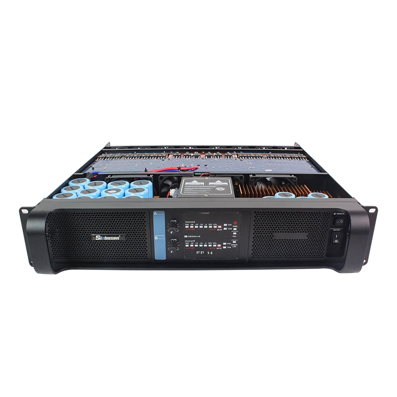 Upgraded 8 Rear Fans Dj 2 Channel Bass Amplifier Amp High Power ...