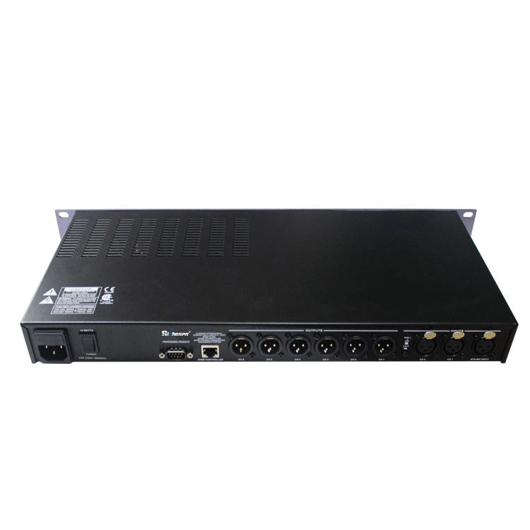 Pro audio Loudspeaker Management System 2 In 6 Out 260 DSP audio Processor,Audio Processor