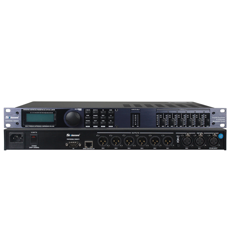 Pro audio Loudspeaker Management System 2 In 6 Out 260 DSP audio ...