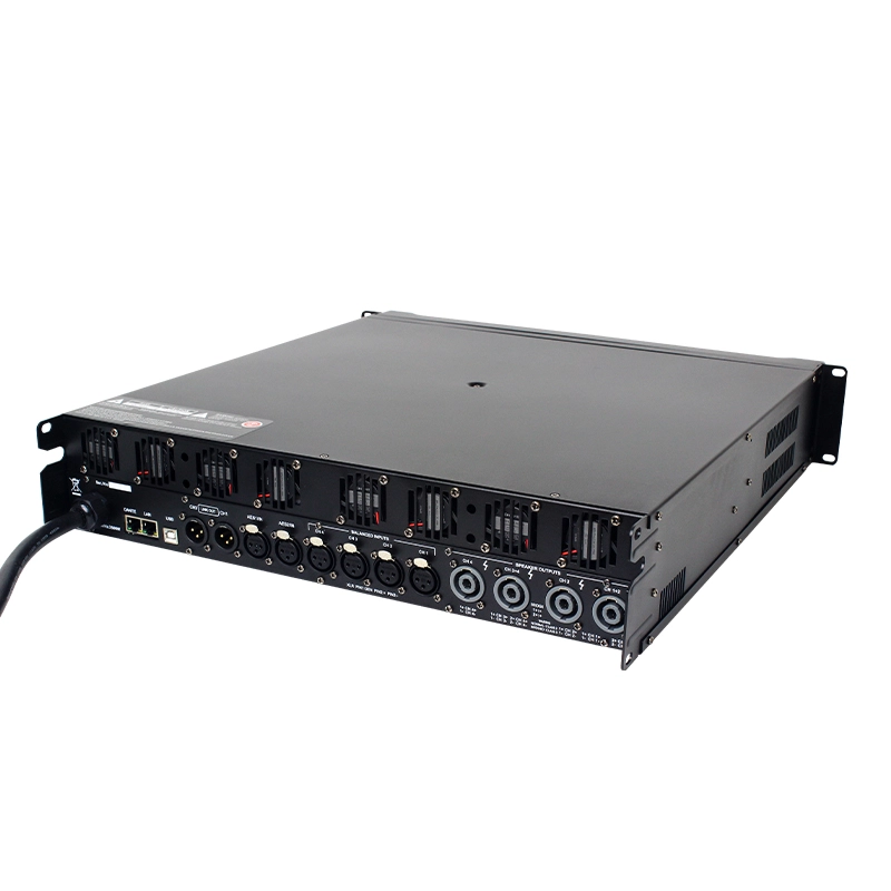DSP10000Q FIR Function 4 channel Touch Screen AES/EBU DSP Display Amplifier