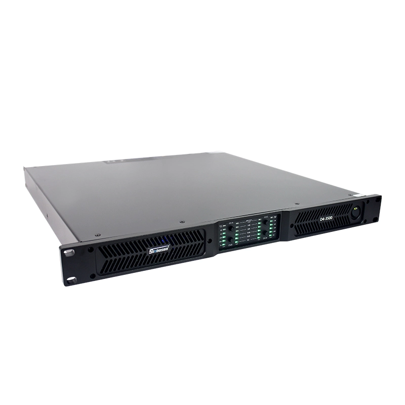 D4-3500 Dj Amplifier 4 Channel Class D Wide Voltage Amplifier,2 Ohms Stable