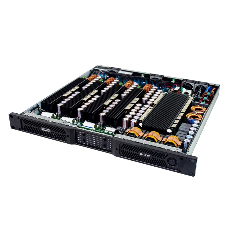 D4-3000 4 Channel 3000 Watts Work Under 2Ω Steadily Class D Digital ...