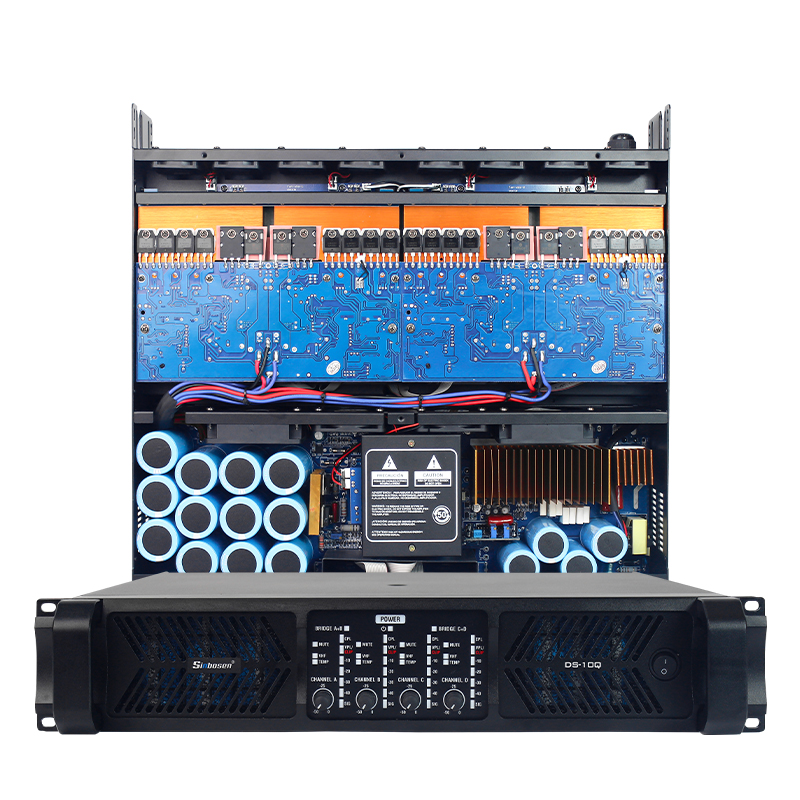 10Q-NE New Panel 4 Channel 1350W RMS Switching Power Line Array Amplifier