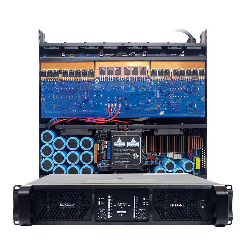 FP14-NE New Panel Class TD 2 Channel Audio Stage Power Amplifier