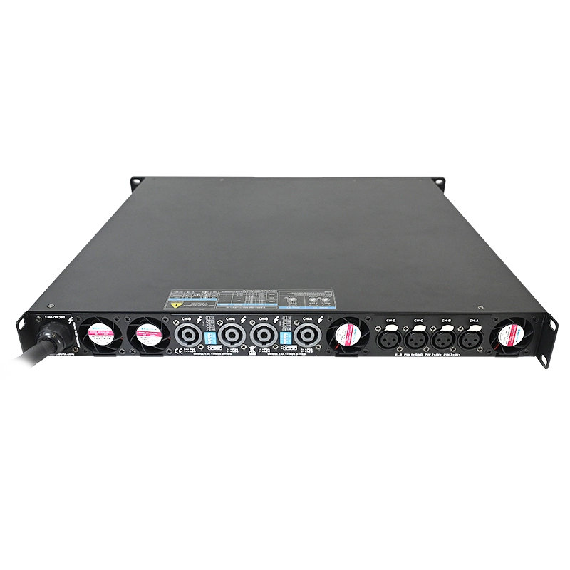 4*3500W Temperature display Pro Sic Digital Amplifier Concert High Power