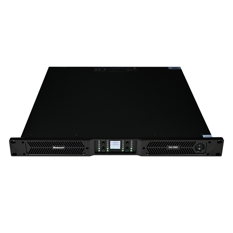 4*3500W Temperature display Pro Sic Digital Amplifier Concert High Power