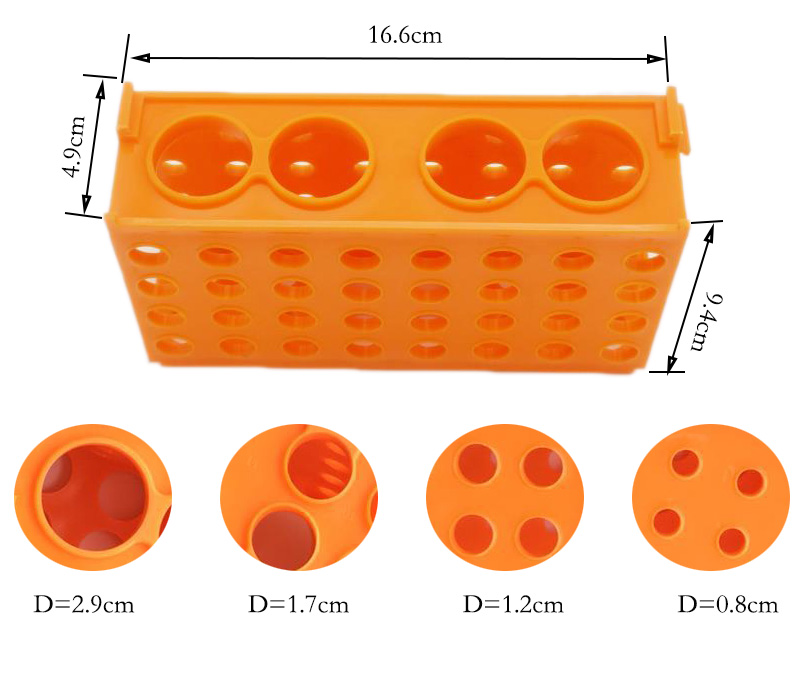 4 Way Plastic Test Tube Rack