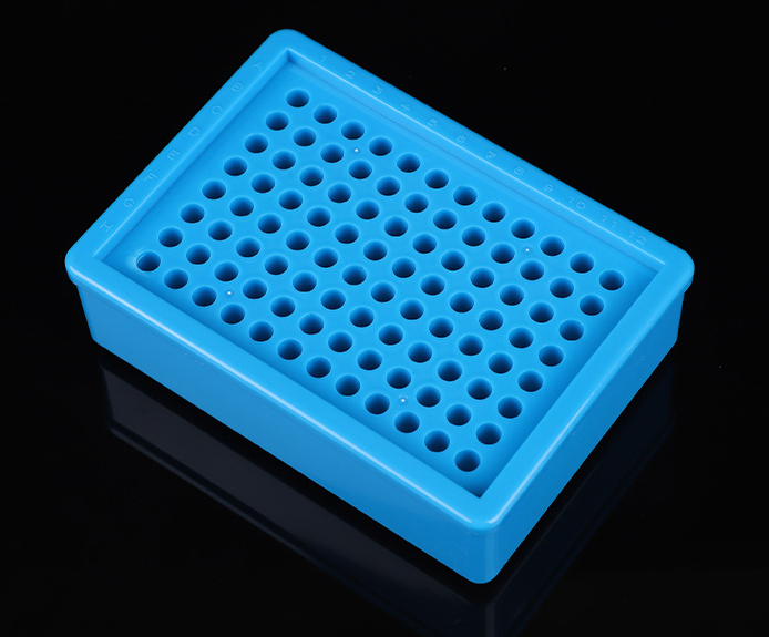 LAB Plastic Ice Box PCR Centrifuge Tube Storage Rack Laboratory ...