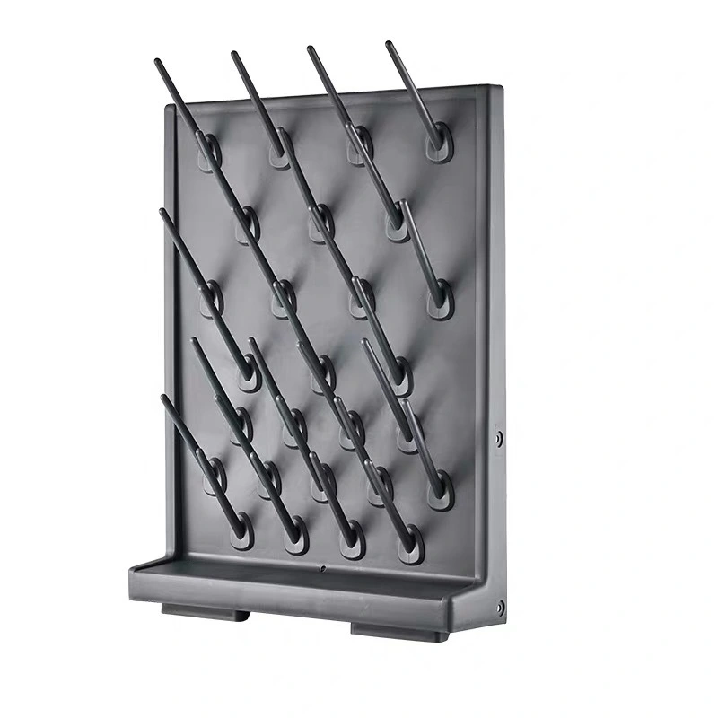 MUHWA Lab Drying Racks 27 Pegs, Detachable PegsLab Drying Draining Rack ...