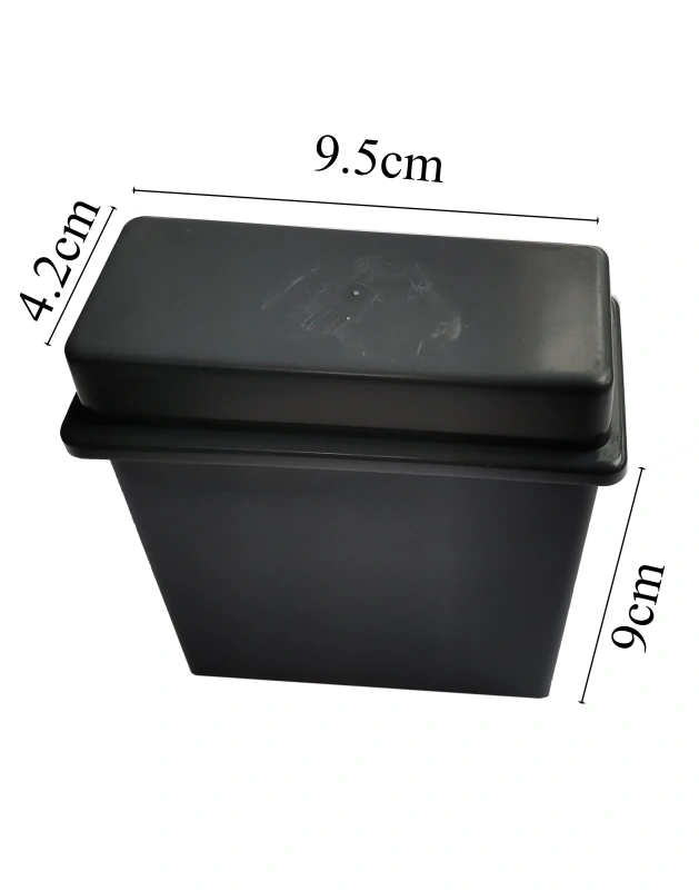 MUHWA 24 Places Microscope Slides Staining Rack and Jar, Gray/White