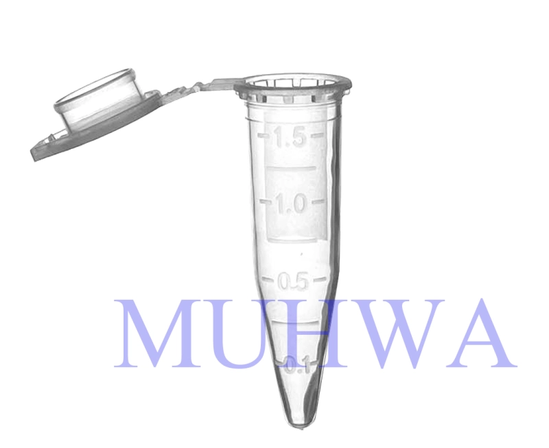 MUHWA 500 PCS Polypropylene Graduated Microcentrifuge Tubes with Snap ...