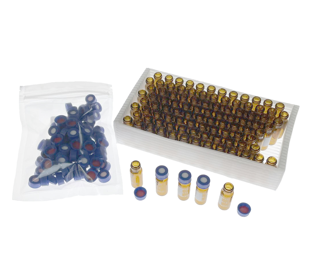 2ml HPLC Vials, Lab Autosampler Vials, Amber Vial with Writing Area and ...