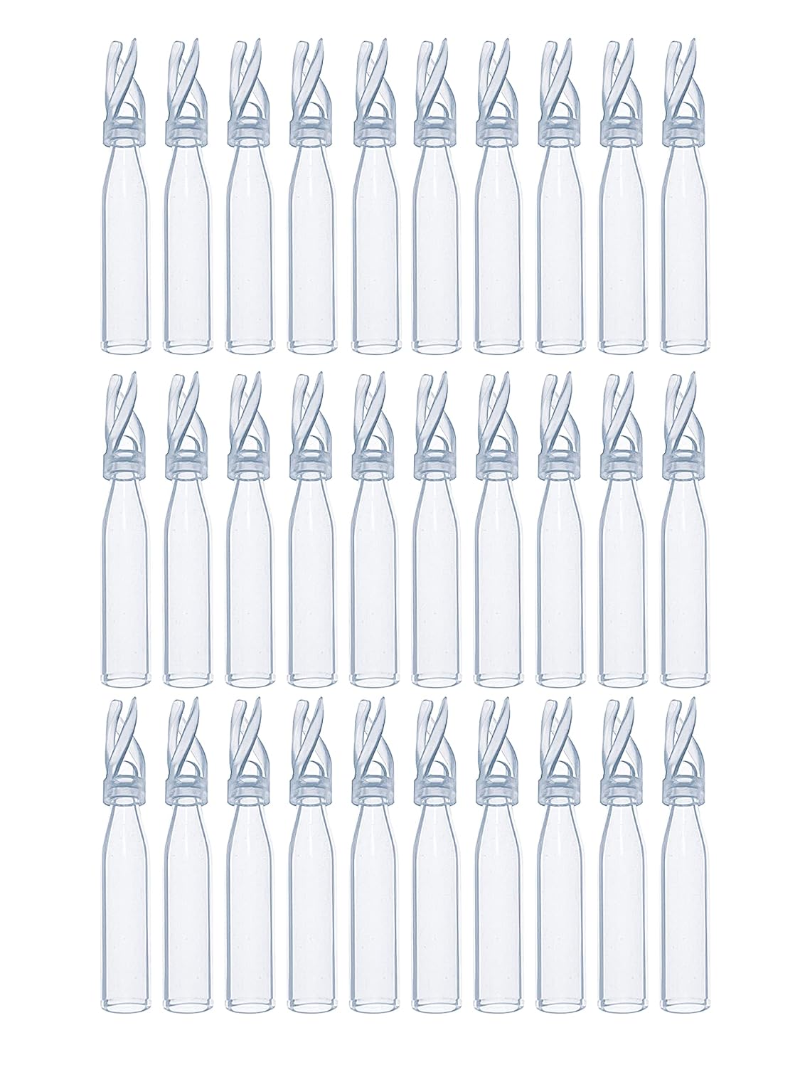 100PCS HPLC Vial Insert, 9-425 Vials Glass Insert, Low Volume Insert, Polyspring Insert Clear ...