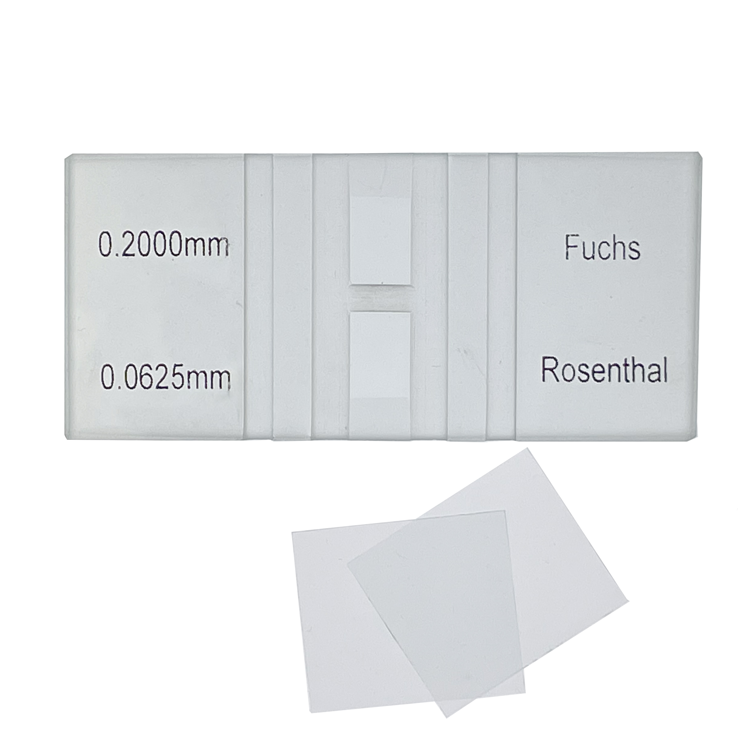 Fuchs-Rosenthal Counting Chamber with 2 Coverslips for Counting ...