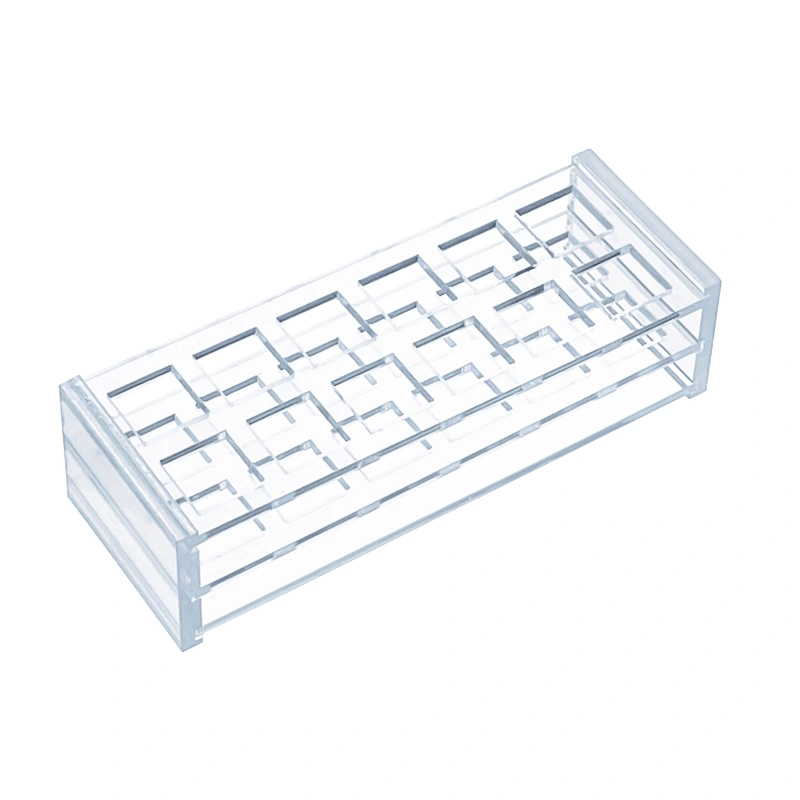 MUHWA Acrylic Cuvette Holder for 10mm Optical Path Cuvette, 12-Places ...