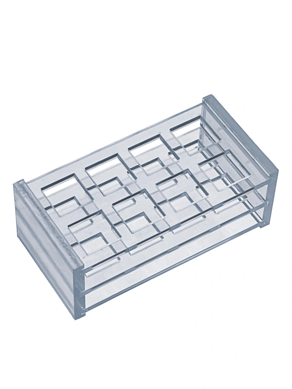 MUHWA Acrylic Cuvette Holder for 10mm Optical Path Cuvette, 8-Places ...