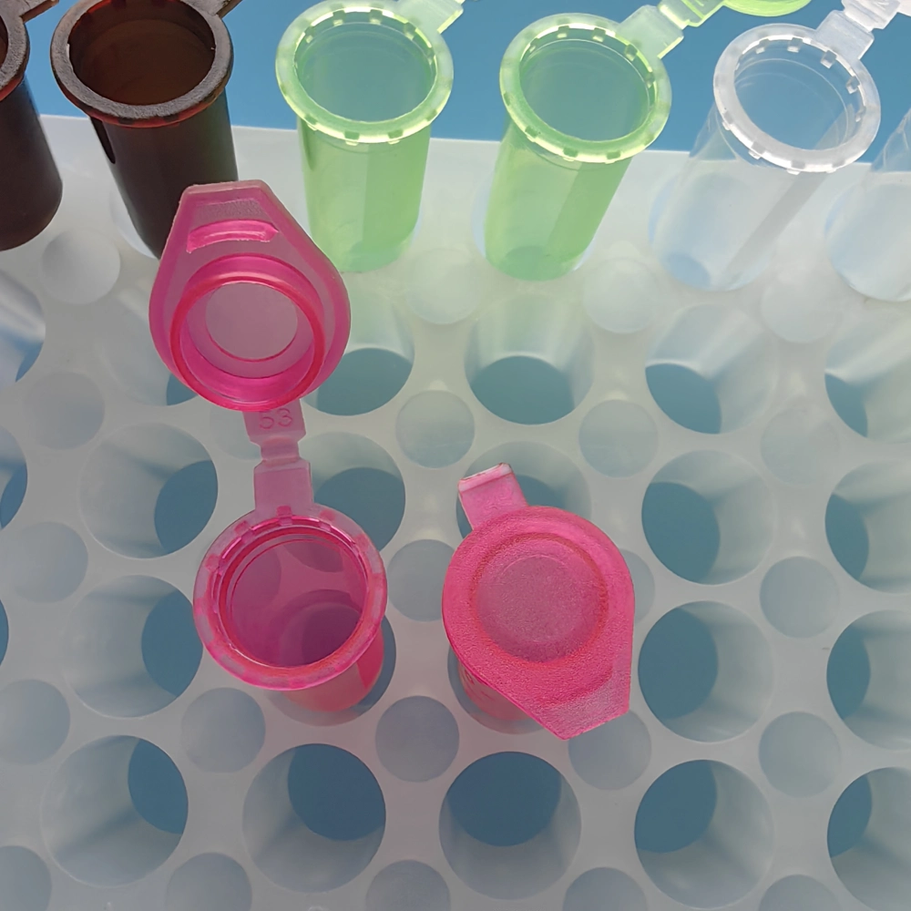 MUHWA 500 PCS Polypropylene Graduated Microcentrifuge Tubes with Snap ...
