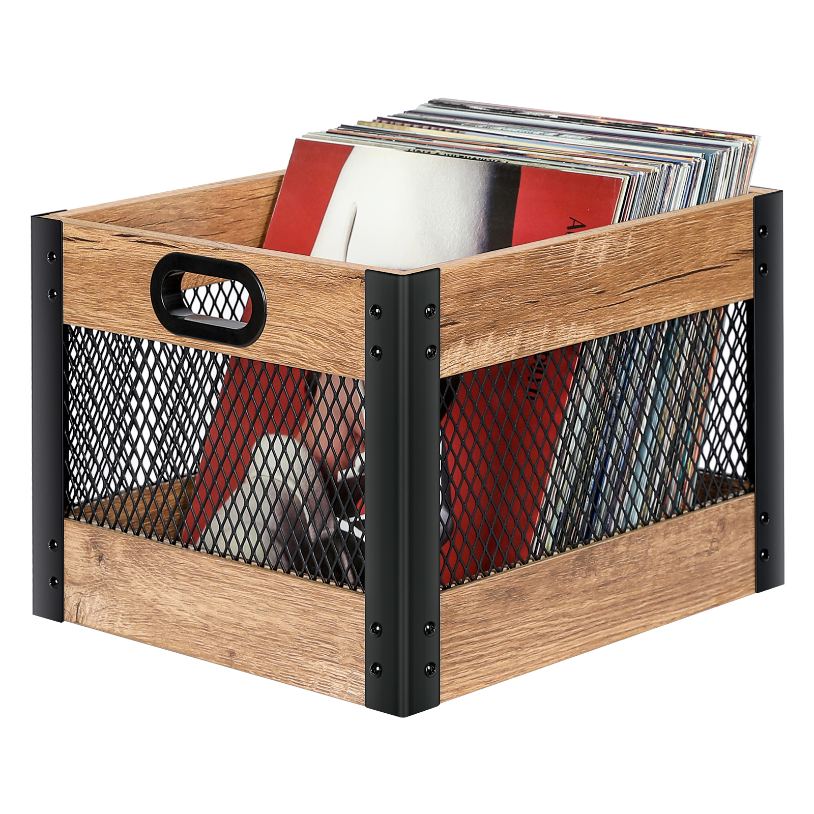 Vinyl Record Storage Holder Cube Container for Storing Record