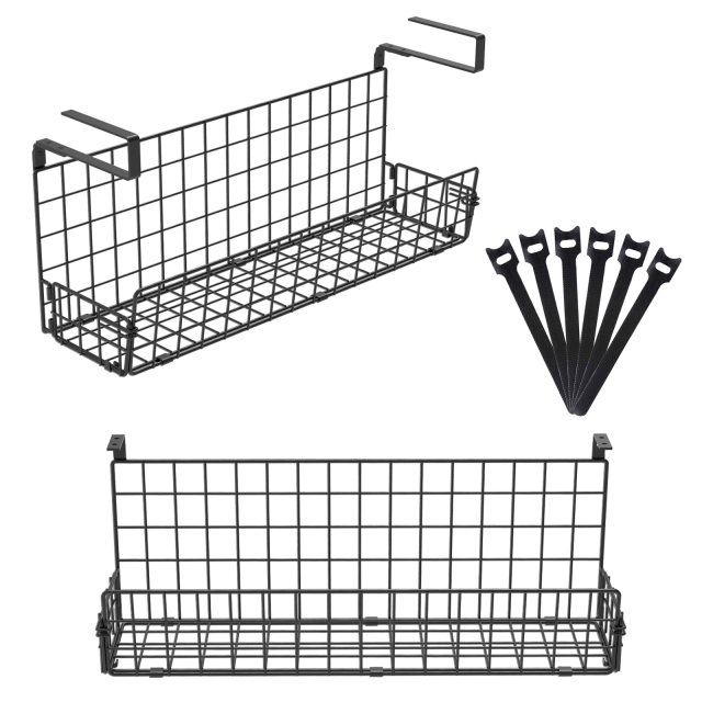 Under Desk Cable Management Tray Dual Use Desk Cable Organizer Basket