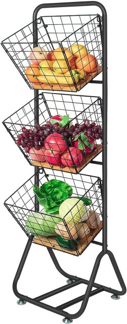 vegetable basket stand