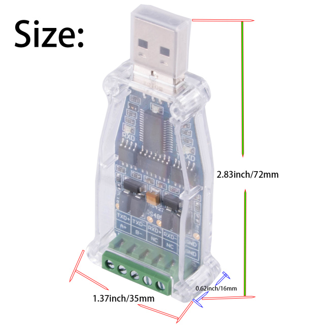 FTDI FT232RL USB TO RS485 RS422 SERIAL ADAPTER MODULE CONVERTER