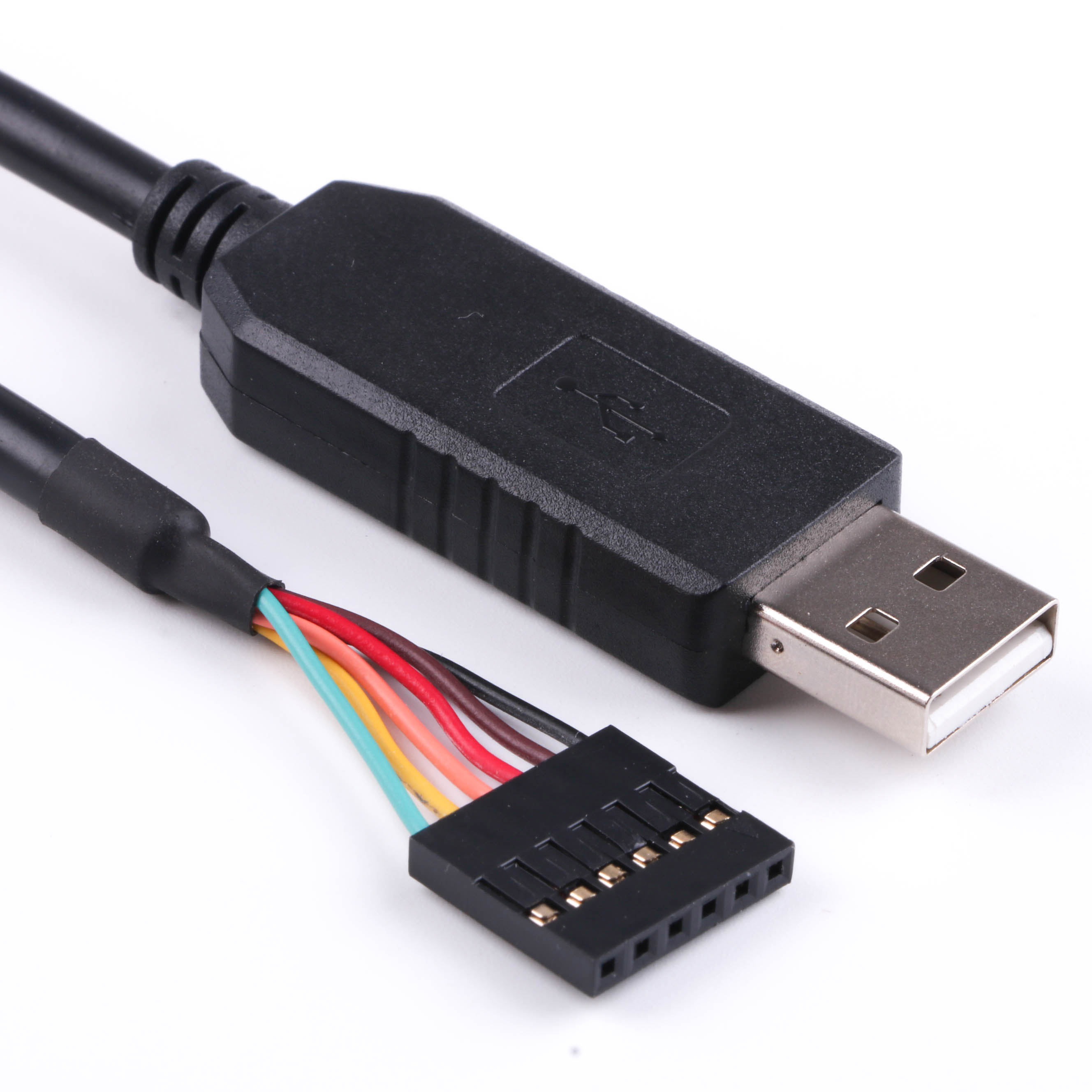 USB to 6P 2.54MM Terminal Block Dupont 3.3V 3V3 5V TTL UART Serial Cable