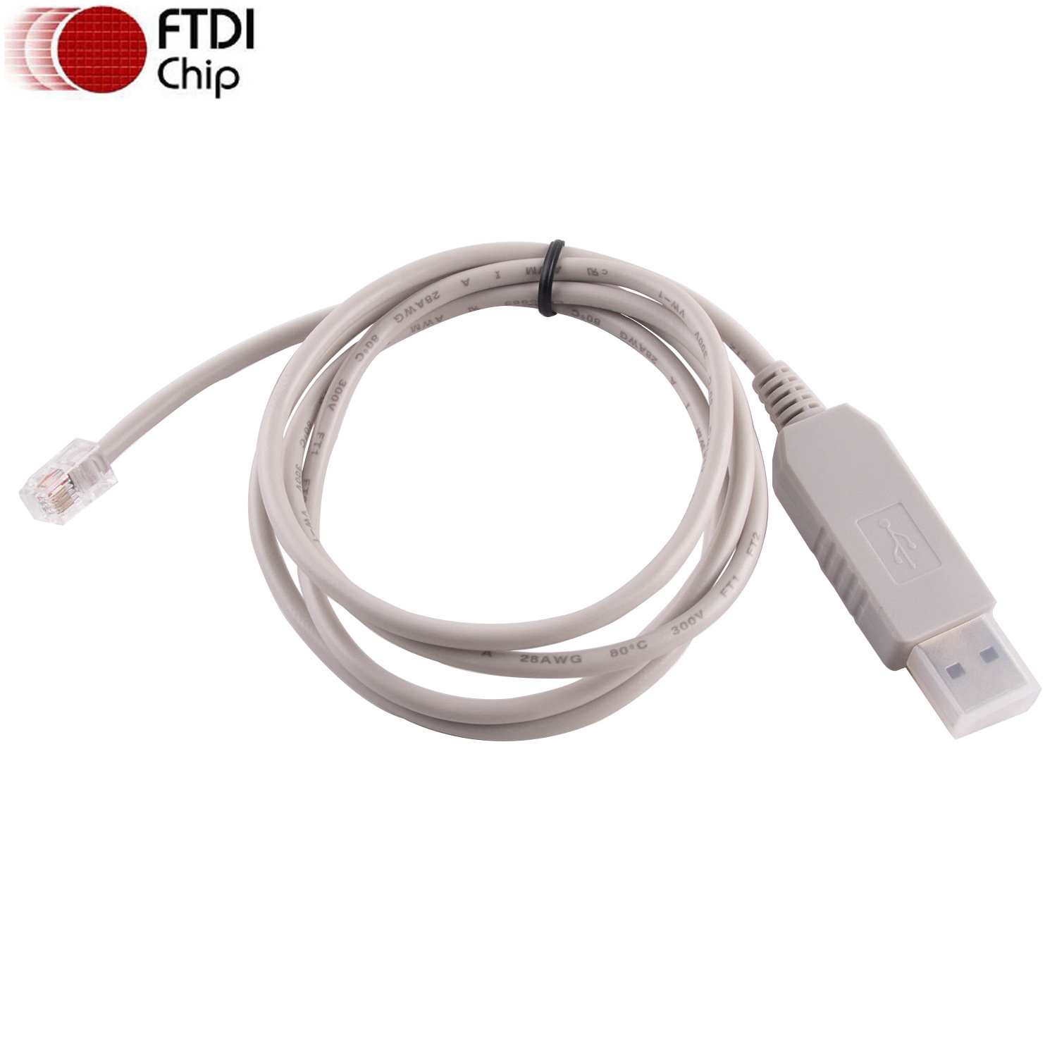 FTDI USB to RJ9 4P4C RS232 Serial Converter Adapter Cable for Celestron Nexstar EQ6 Telescopes ...