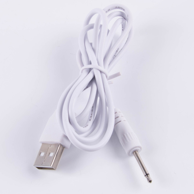 USB to 2.5mm DC Barrel Jack Power Charge Cable with 2 Poles Adapter ...