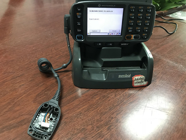 NEW Symbol RS409 WT4090 WT4090 Power Cable for Motorola Barcode Scanner Connector replacement