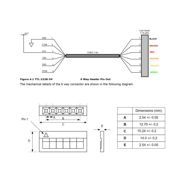 FTDI FT232RL USB TO RS485 6 CORE 6P WE CONVERTER SERIAL COMMUNICATION ...
