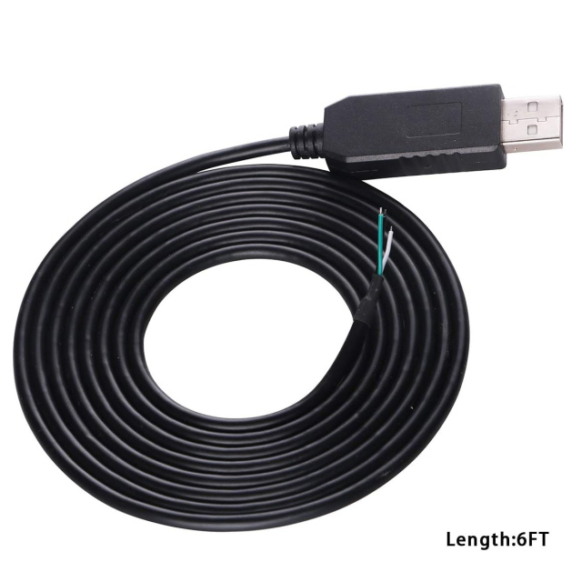 USB Serial Cable RS232 Wire End WE 3 Pins FTDI WE 3P Converter FTDI ...